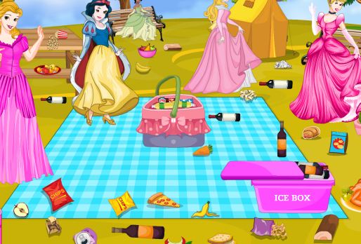 Princess Picnic Spot Cleaning - Escape Games - New Escape Games Every Day